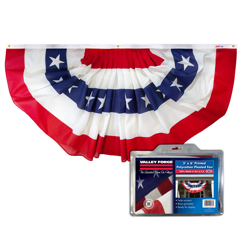 FLAG 3X6'PLEATED FAN – Every Supply Co. Inc