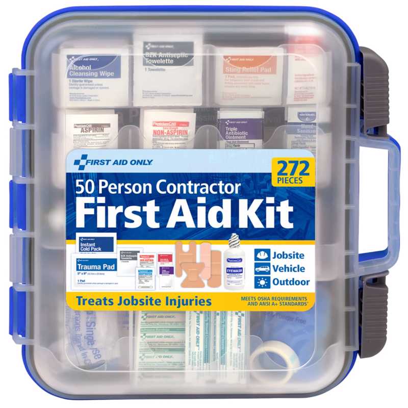 50 PR FRST AID KIT 272PC – Every Supply Co. Inc